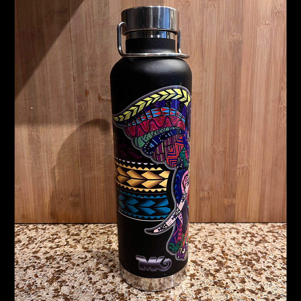 Mashaka - Tribal elephant - Water Bottle